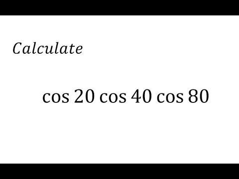 A nice exact values question - YouTube