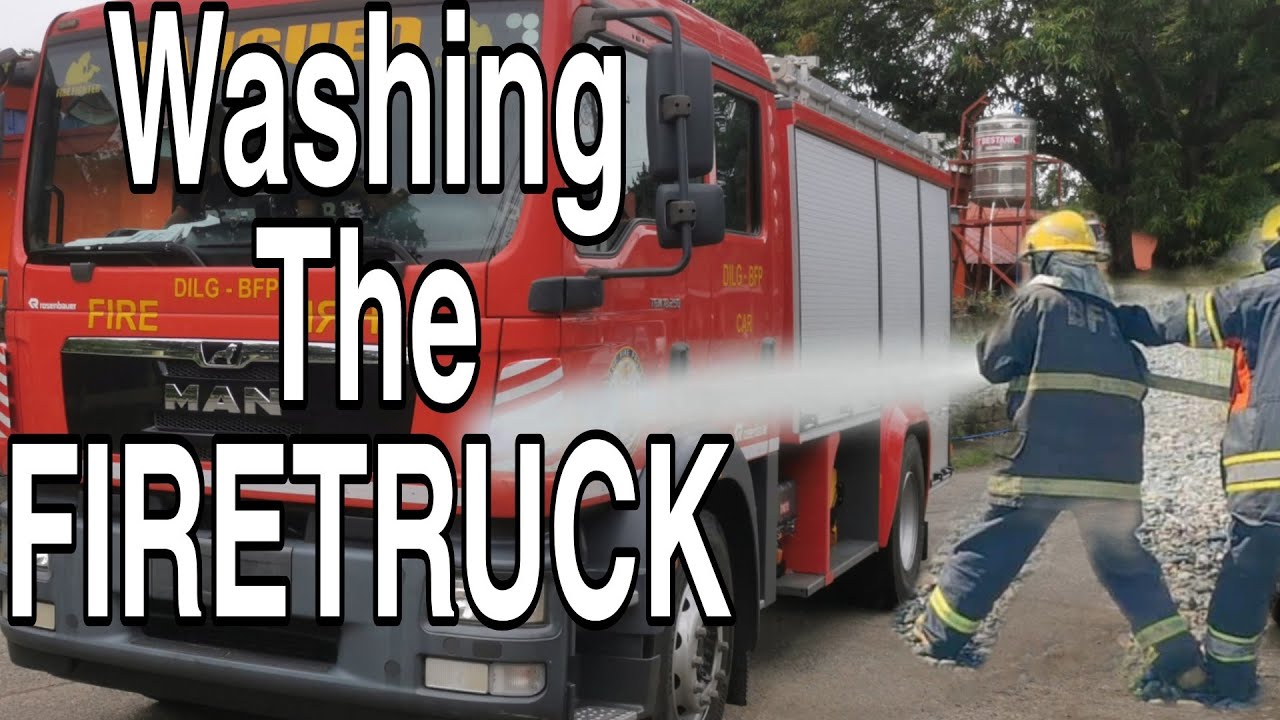 How to wash a FIRETRUCK - YouTube