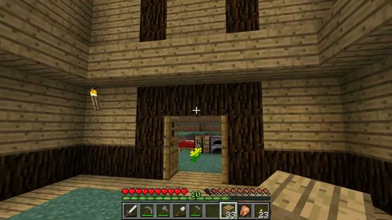 Minecraft - Part 12 - The second floor - YouTube