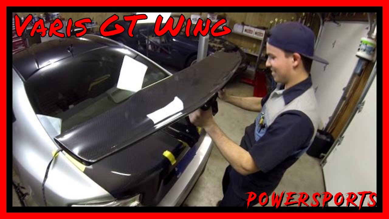 Varis: Full Carbon GT Wing - Toyota 86, Scion FR-S, Subaru BRZ - YouTube