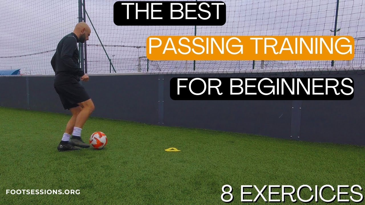 Football training : 8 PASSING exercises for BEGINNERS - YouTube