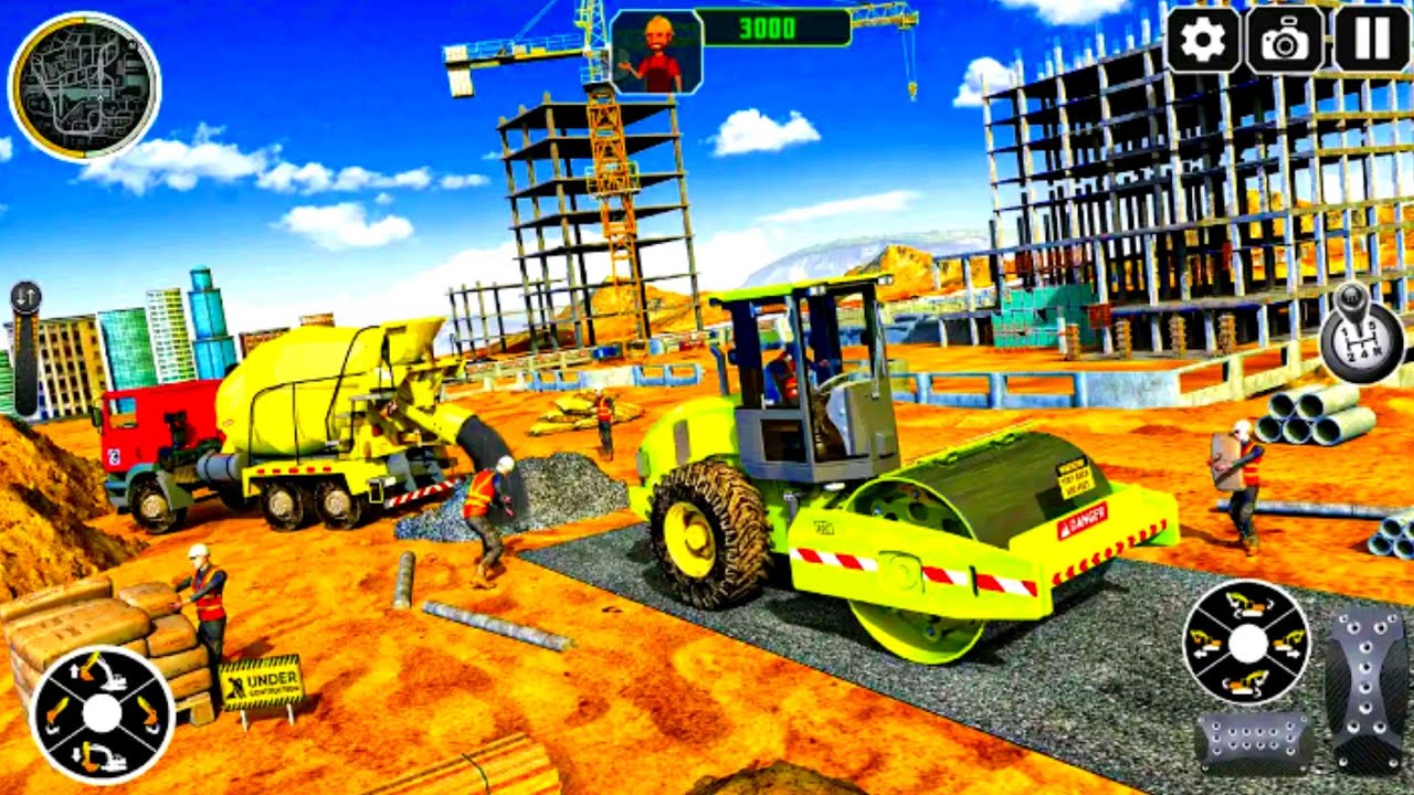 City Road Construction Builder Game - Highway Road Construction JCB World - Android GamePlay ...