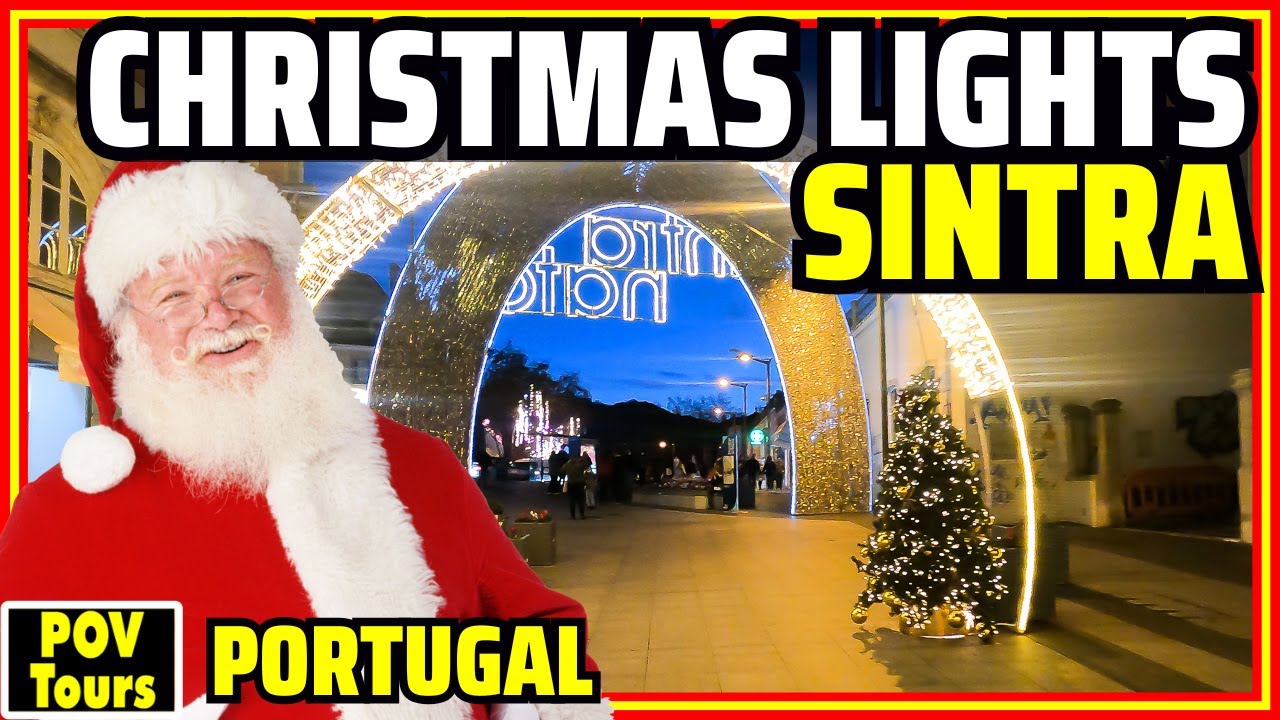 Christmas Lights in Sintra, Portugal! Enchanting Town Near Lisbon ...