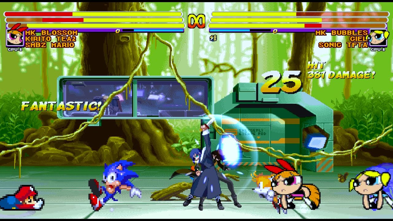 Comment Request: Blossom, Kirito & SMBZ Mario vs Bubbles, Ciel & Sonic ...