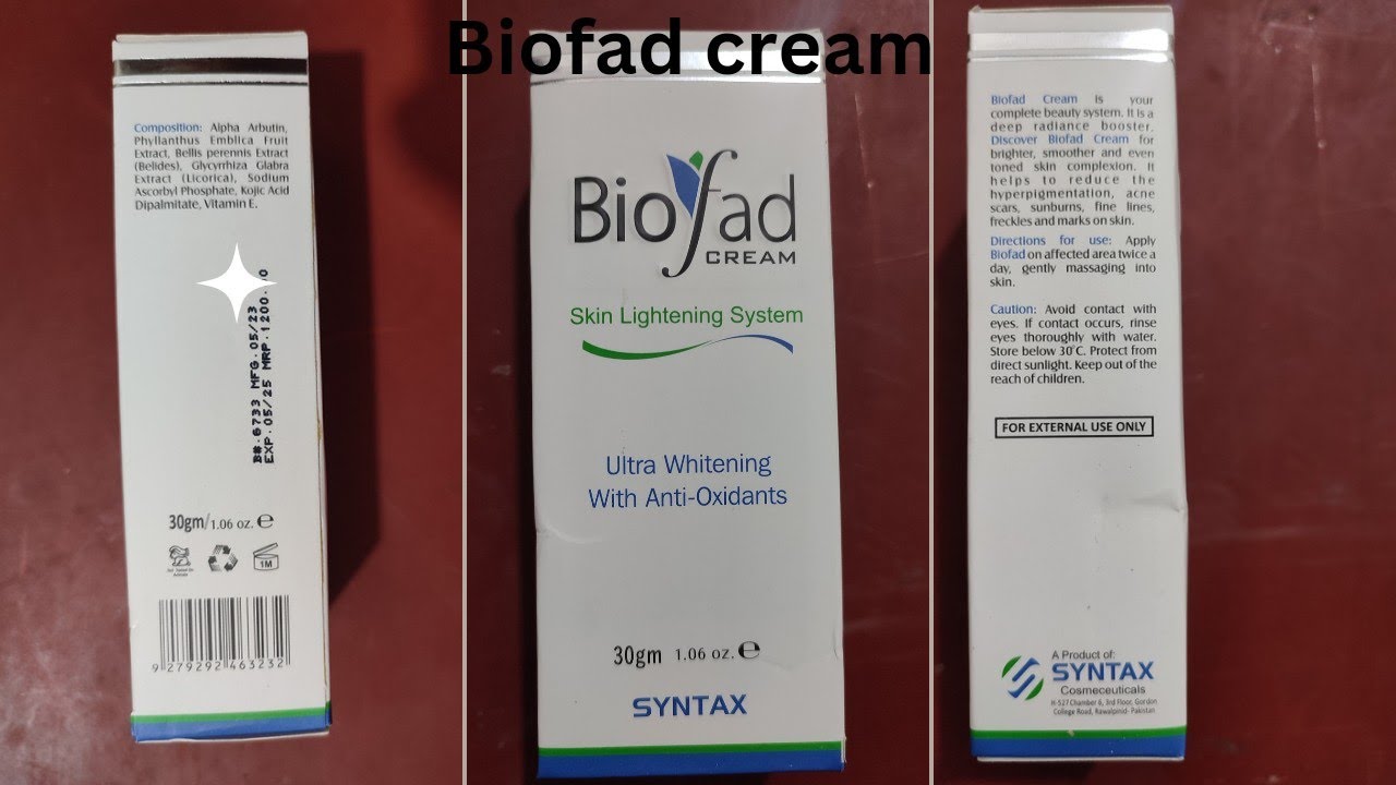 BIOFAD CREAM TOTAL Review - YouTube