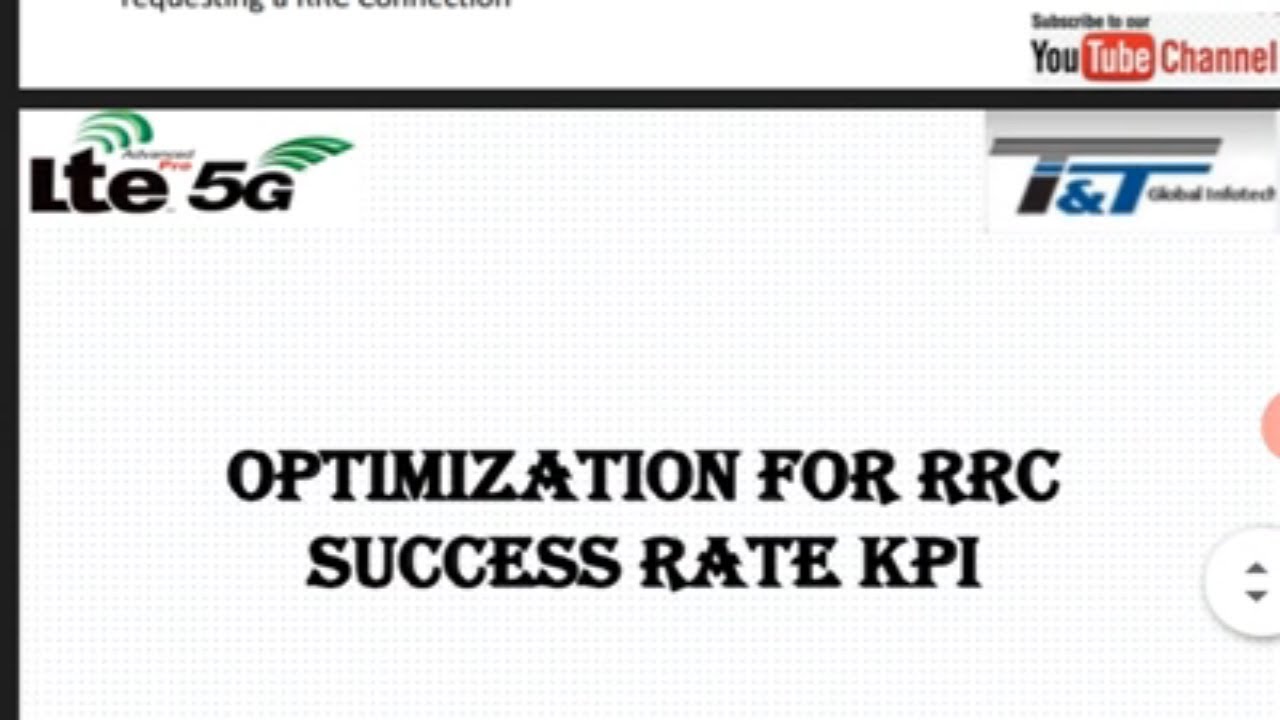 LTE RRC Success Rate -Reasons of Failure & KPI Analysis Methods# ...