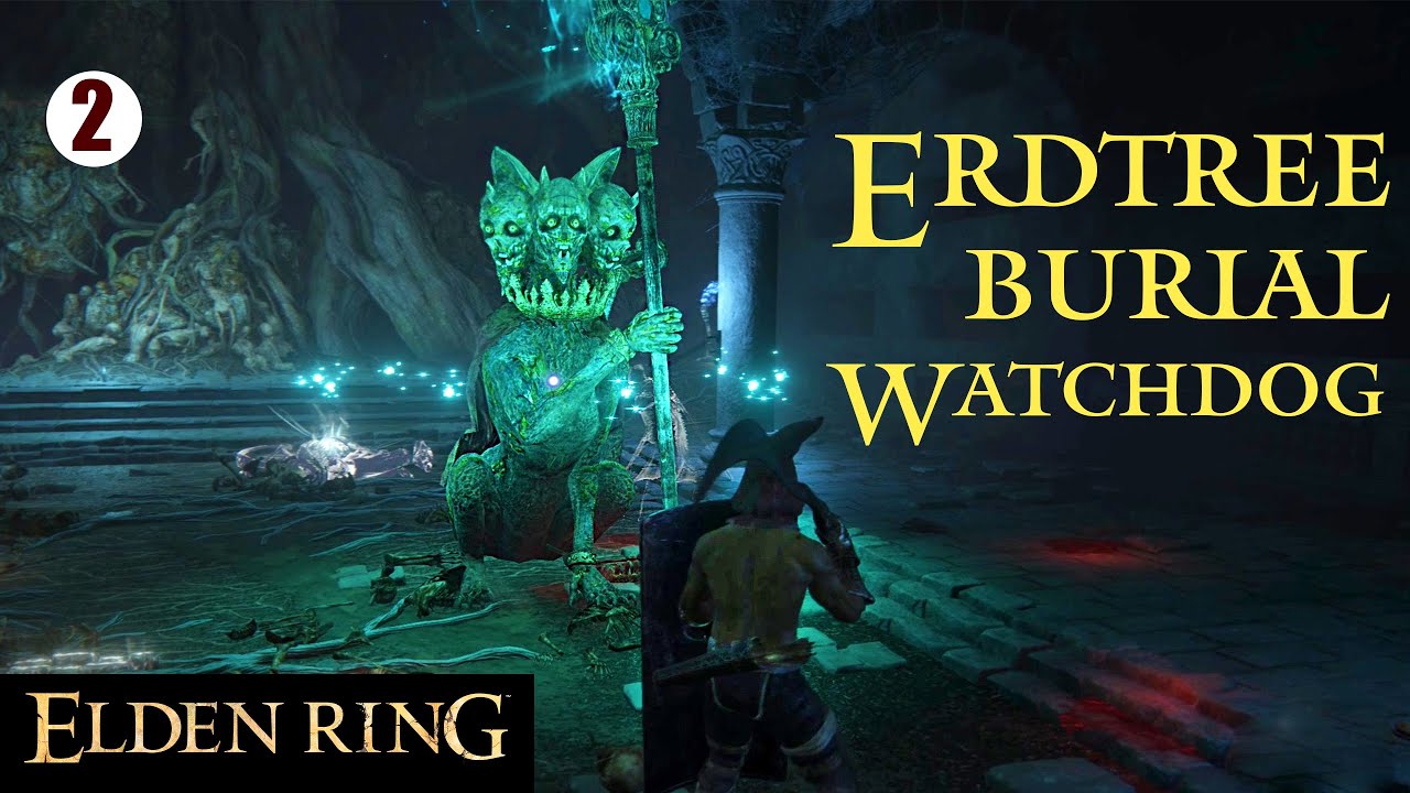 Elden Ring - Erdtree Burial Watchdog 2 Mini Boss (Blind Playthrough ...