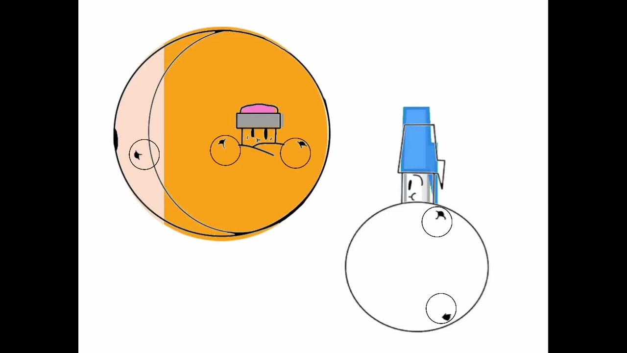 Pen Water Fat Inflation & Pencil Water Fat Inflation BFDI - YouTube