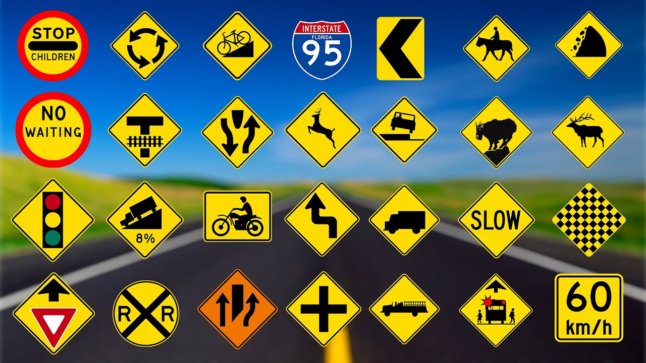 🚦 40 Essential Road Signs You Need to Master for Driving Test Success🚗🏆 ...
