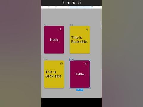 How to flip card in figma speed ui design #figma#shortsfeed - YouTube