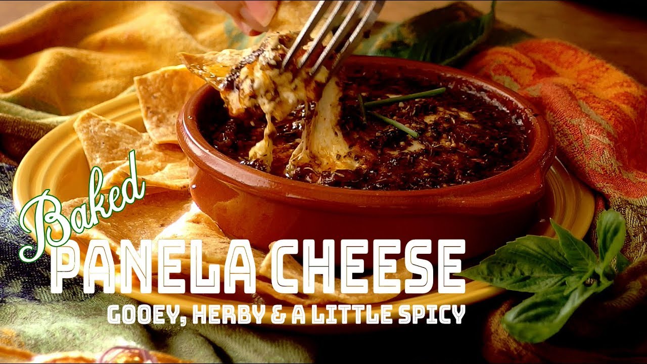 Baked Panela Cheese with Herbs & Chile - YouTube