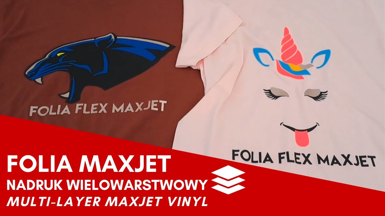 💡 Nadruk wielowarstwowy z folii MAXJET - How to layer MAXJET vinyls ? 👈 ...