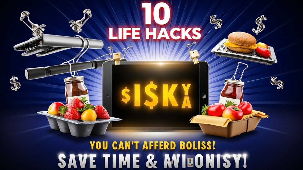 10 Life Hacks You Need Now In 2025 !! - YouTube