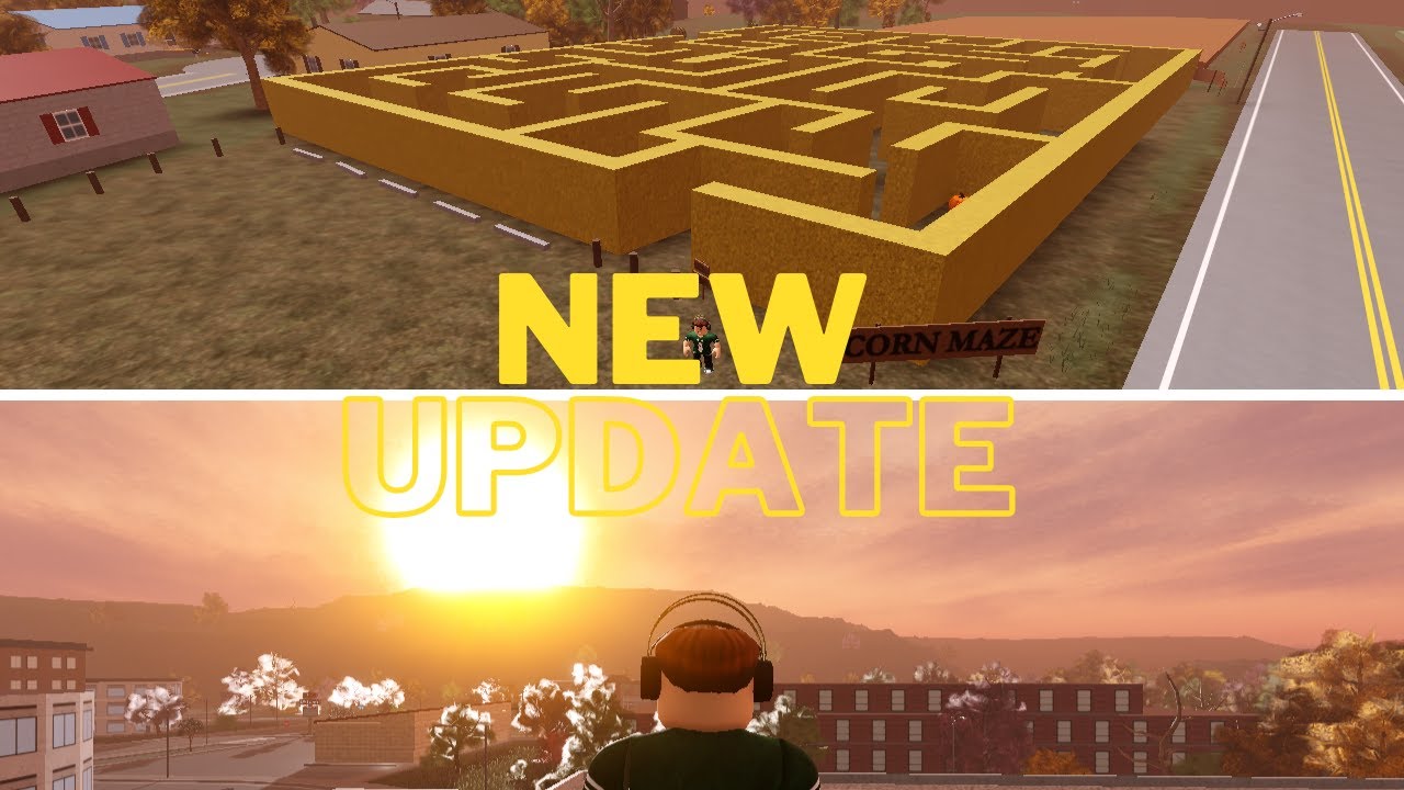 Spooky Map Halloween Update + Corn maze in ER:LC | Roblox - YouTube