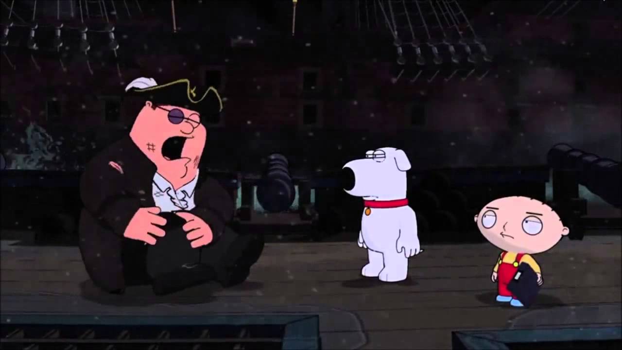 Family Guy - Peter Griffin Pirate (Long John Peter) - YouTube