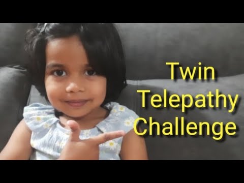 Twin Telepathy Challenge👭 || Fun challenge || The Sister Squad - YouTube