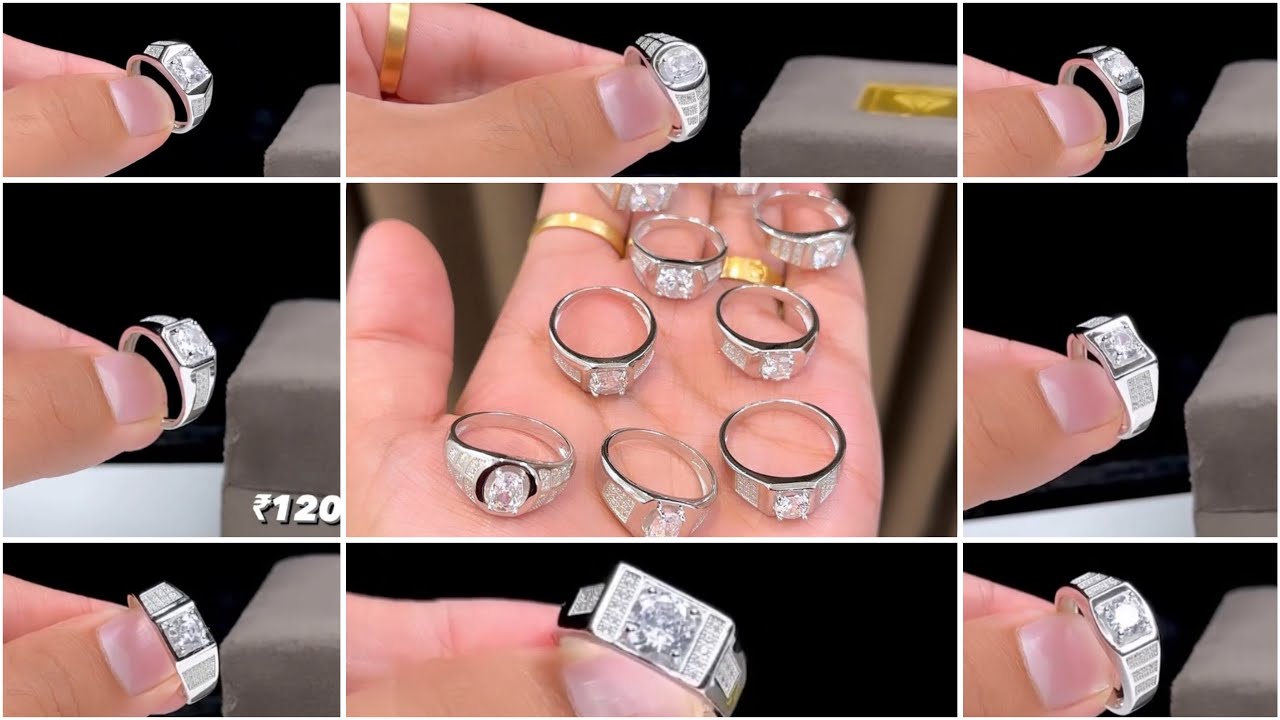 925 Silver Sterling Rings For Men’s🔥Trending Rings Designs For Men with ...