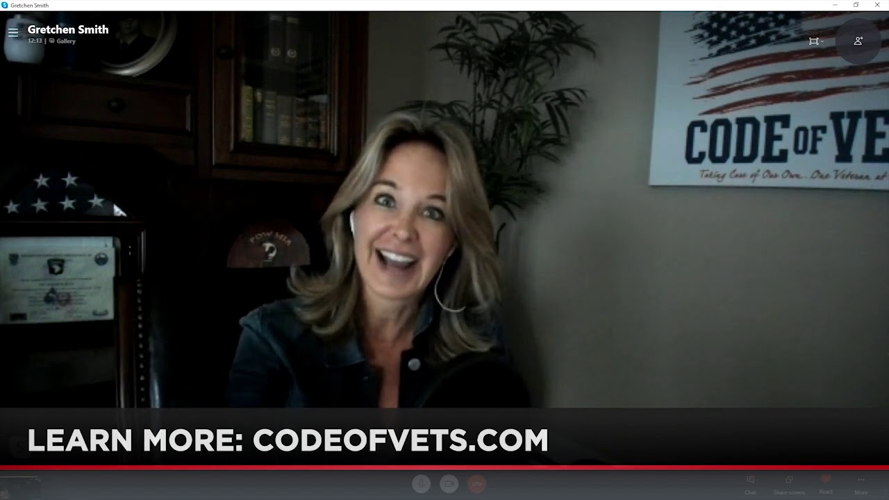 HELPING VETERANS: Code Of Vets Gretchen Smith On How To Help ...