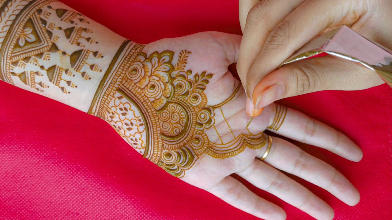 Semi Gorgeous Bridal Mehndi Design || Meher's Henna - YouTube