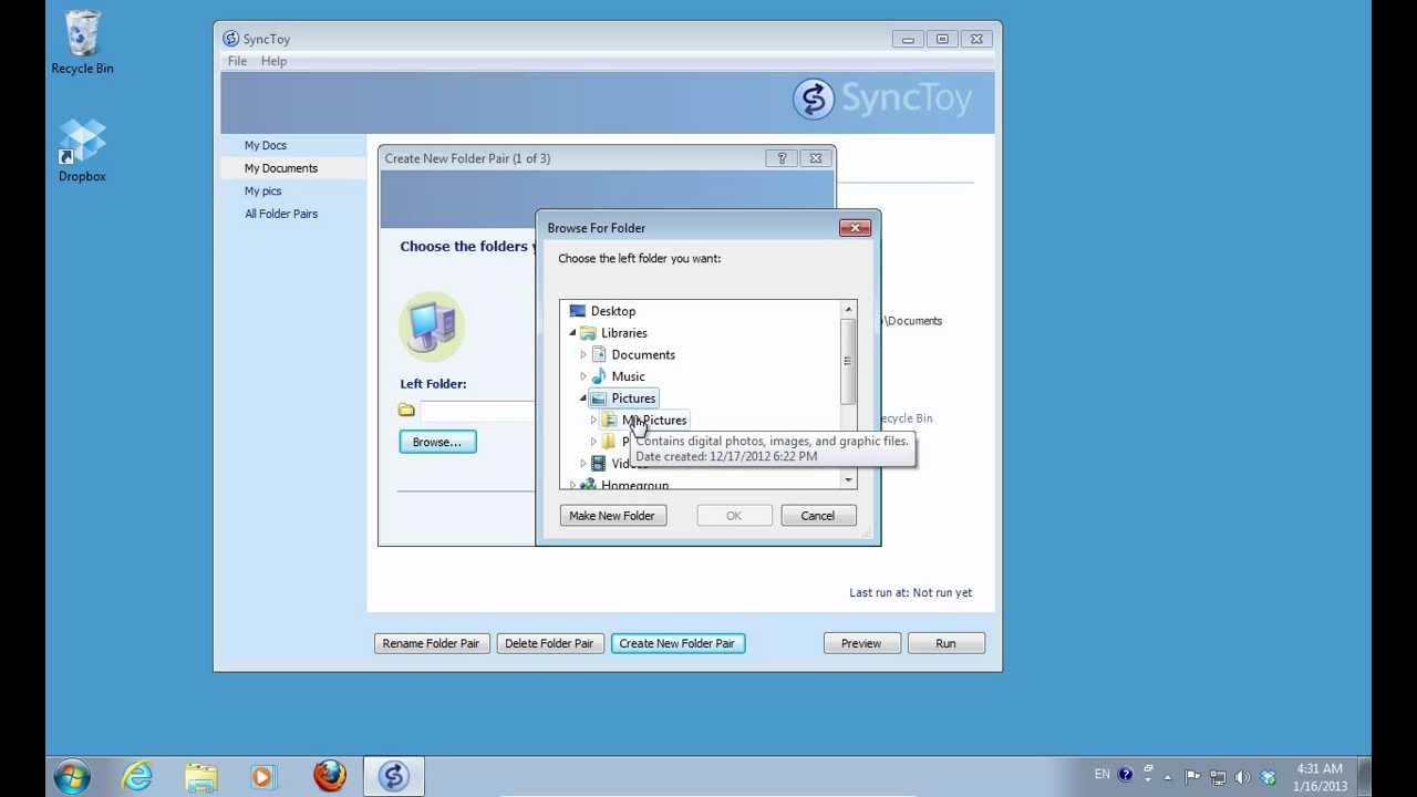 How to Use Dropbox to Backup Files - YouTube