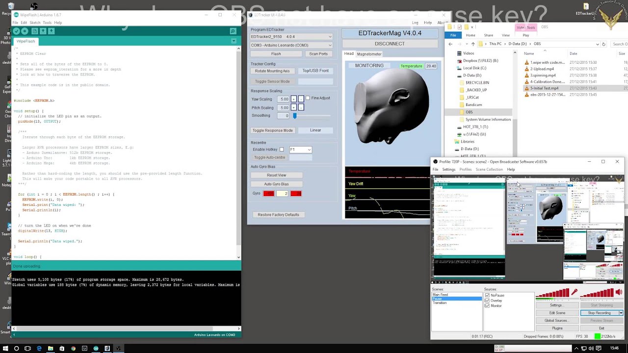 EdTracker fixed. The weirdest problem. - YouTube