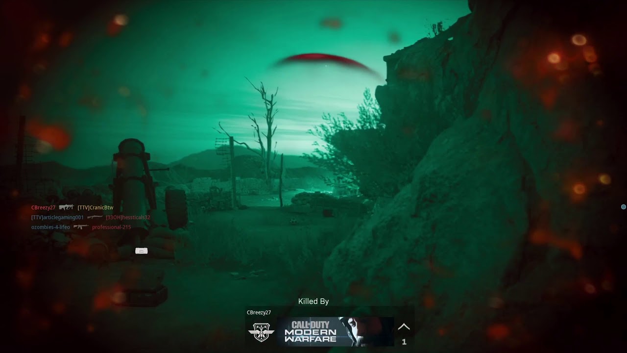 Call of duty modern warfare (Night vision gameplay) - YouTube