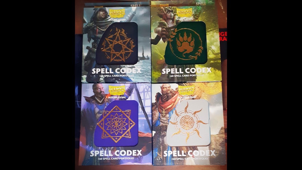 Dragon Shield Spell Codex Review - YouTube