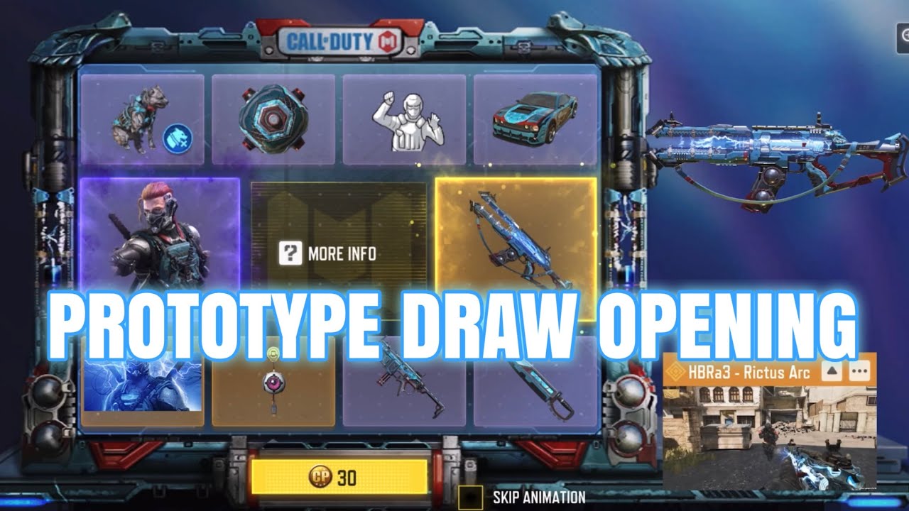 PROTOTYPE DRAW OPENING - COD Mobile - YouTube