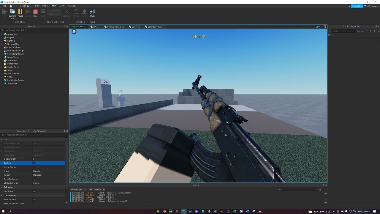 Weapon System V5 early look | Project Delta WIP - YouTube