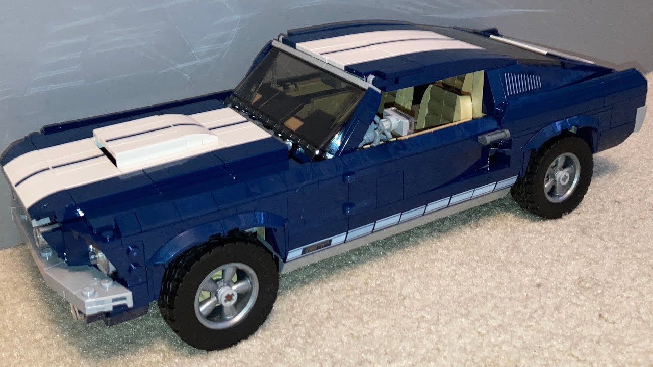 Lego Creator Expert Ford Mustang Speed Build - YouTube