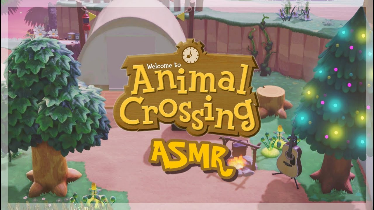ACNH ASMR ꒰ ♡ ꒱ touring dream island ⁞ whispering + in game audio [no ...