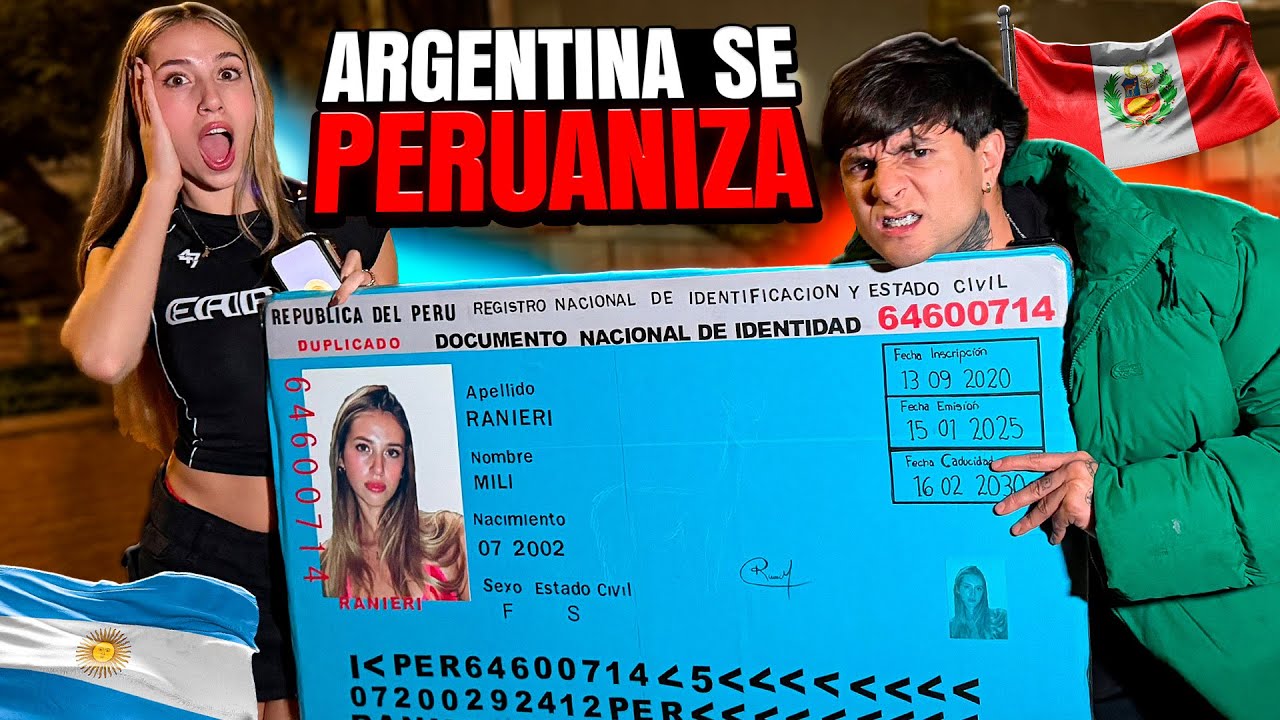 ARGENTINA CONOCE PERÚ Y TERMINÓ CON DNI! | Ft. MILI RANIERI - YouTube