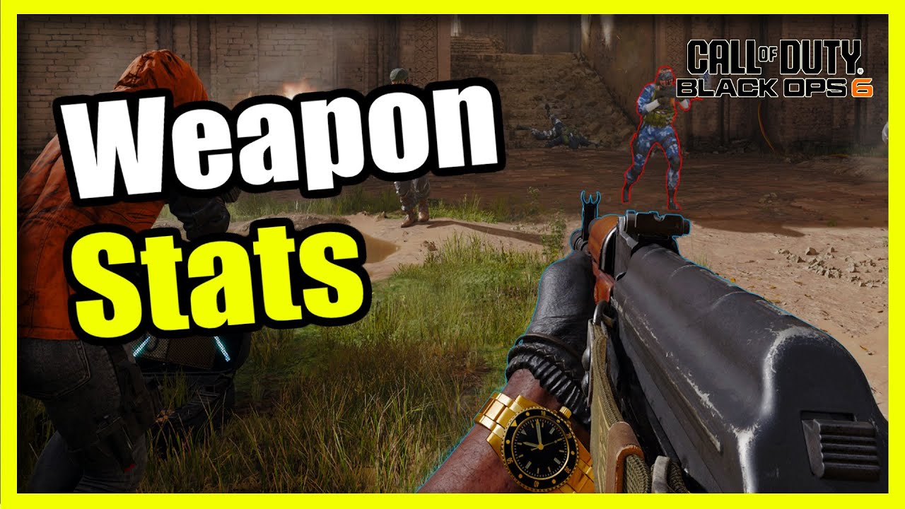 How to Find Weapon Stats, Accuracy & K/D in COD Black Ops 6 (Easy ...