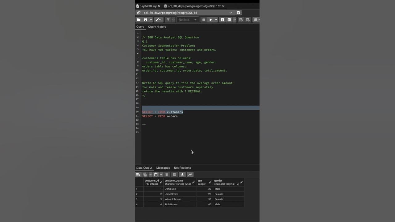 Master Data Analyst Jobs In 30 Days With Sql Interview Challenge! (day 4: Basic Query) - YouTube