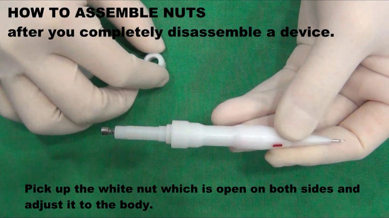 How to Assemble Nuts - OKT Hair Implanter - YouTube