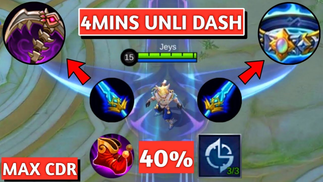4MINS UNLI DASH BUILD PATH !! | Harith Best Build for 2021 | MLBB ...