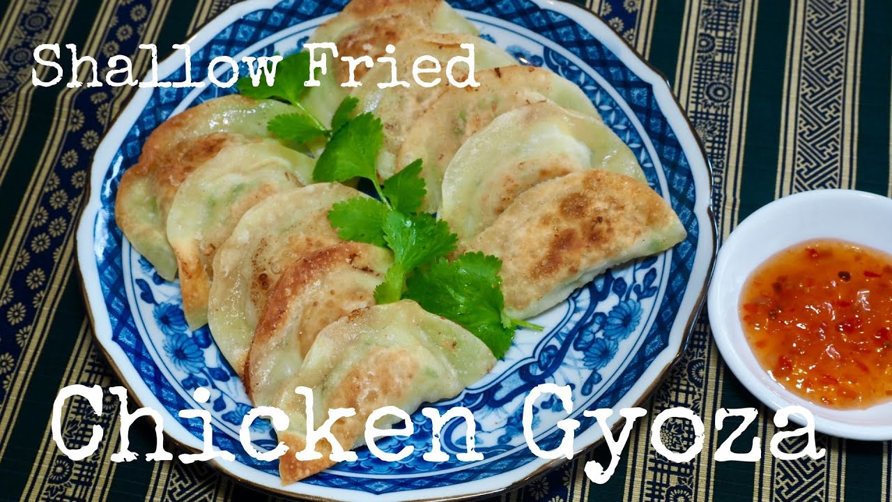 How to make my Shallow Fried Chicken Gyoza recipe | Easy tasty Japanese ...