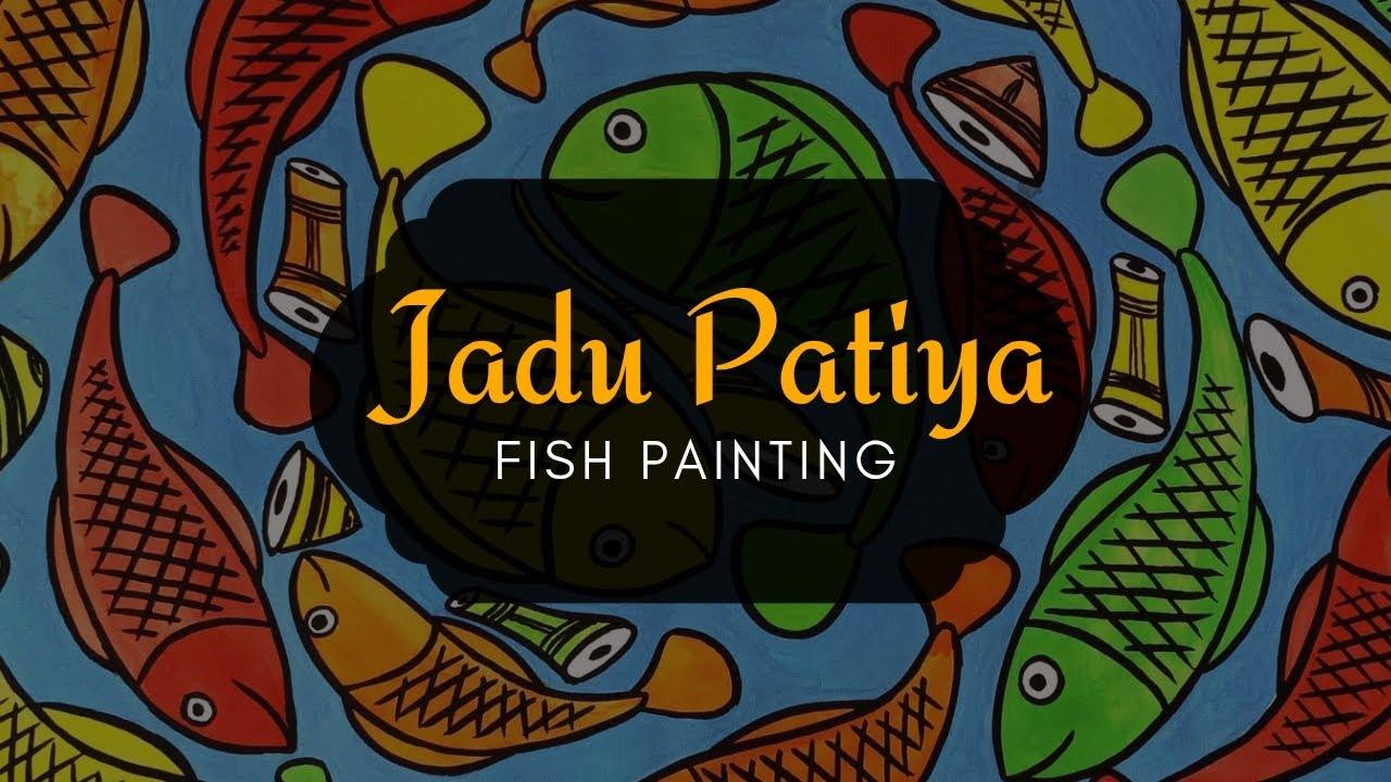 Jadu Patiya Painting | Fish Painting | Santhal Tribe Traditional Art 🐟🎨 ...