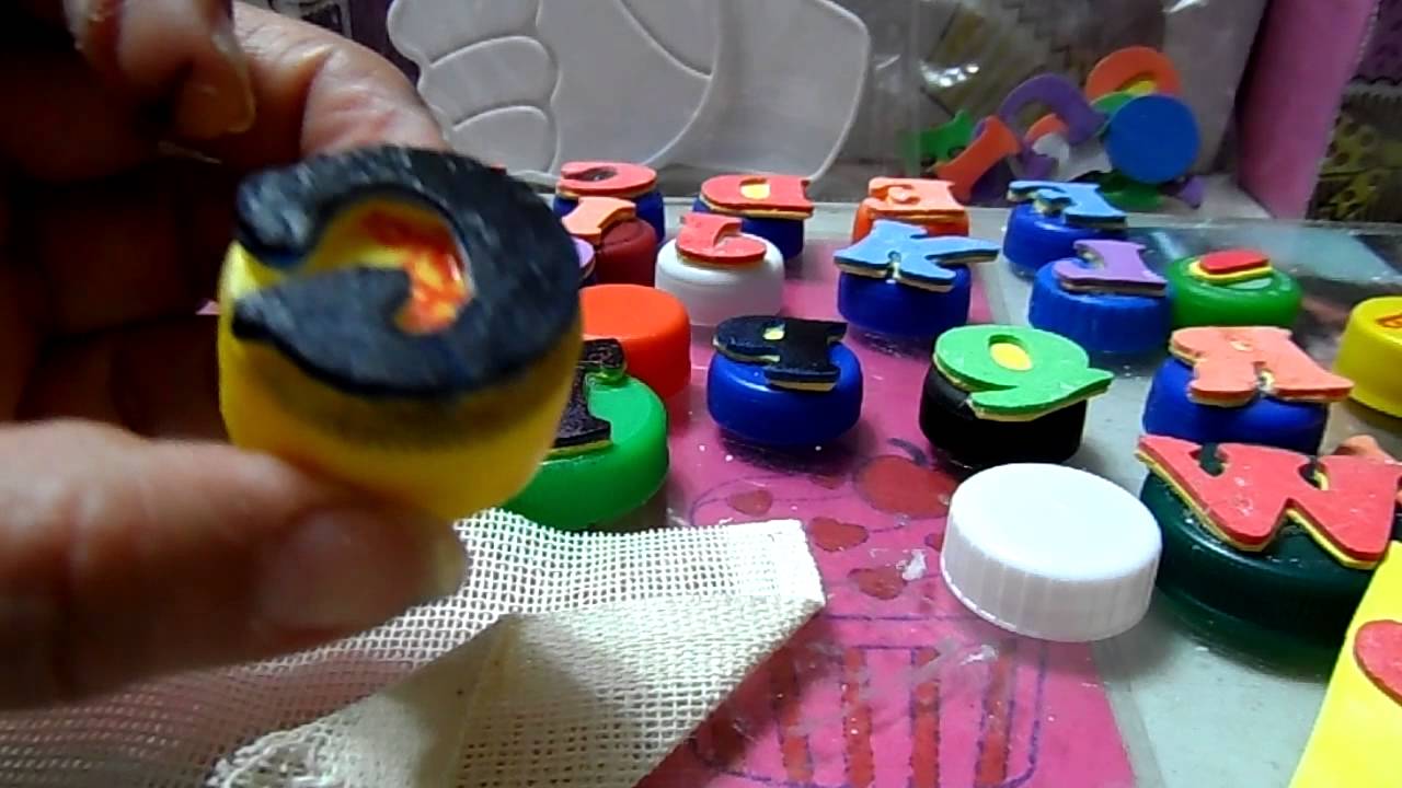 ABECEDARIO CON TAPARROSCAS ( 2 de 2 ) . - YouTube