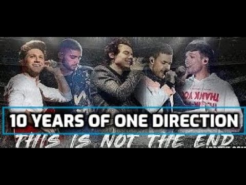 10 years of one direction (10th Anniversary Fan Video) - YouTube
