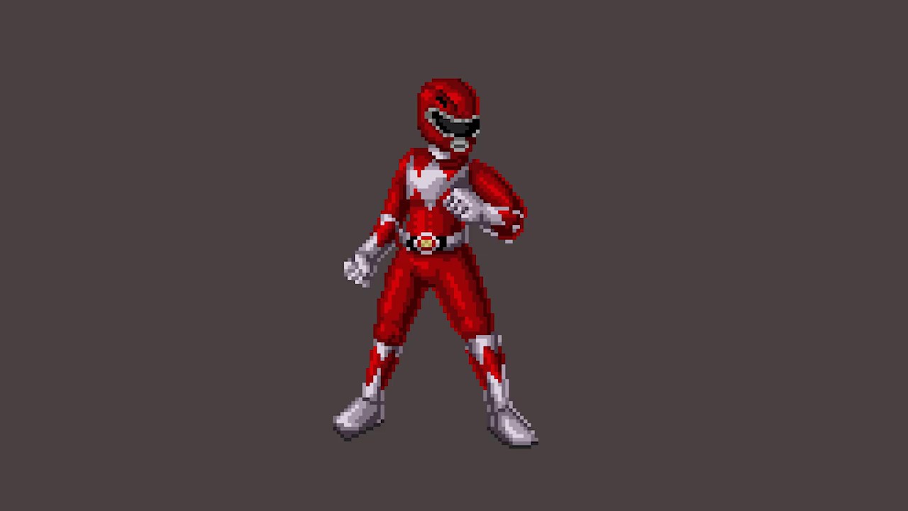 Speed Pixel - Red Power Ranger (Mighty Morphin Power Rangers) - YouTube