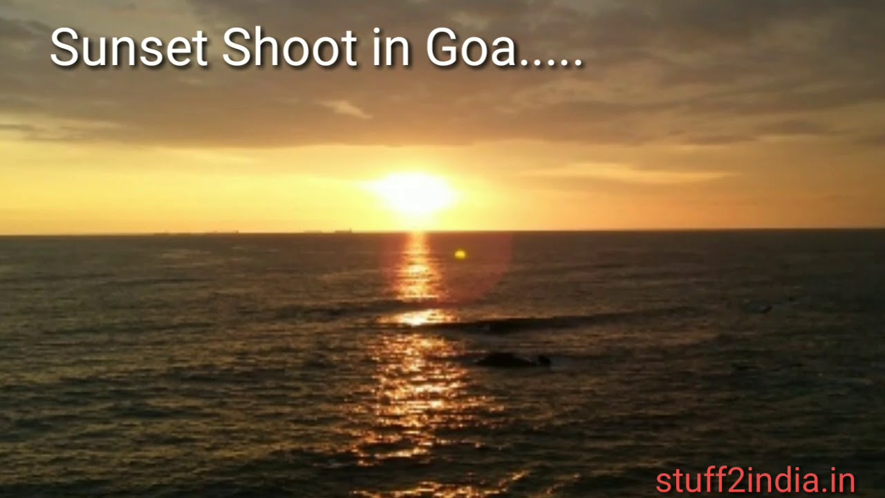 Sunset point in goa | famous tourist place goa - YouTube