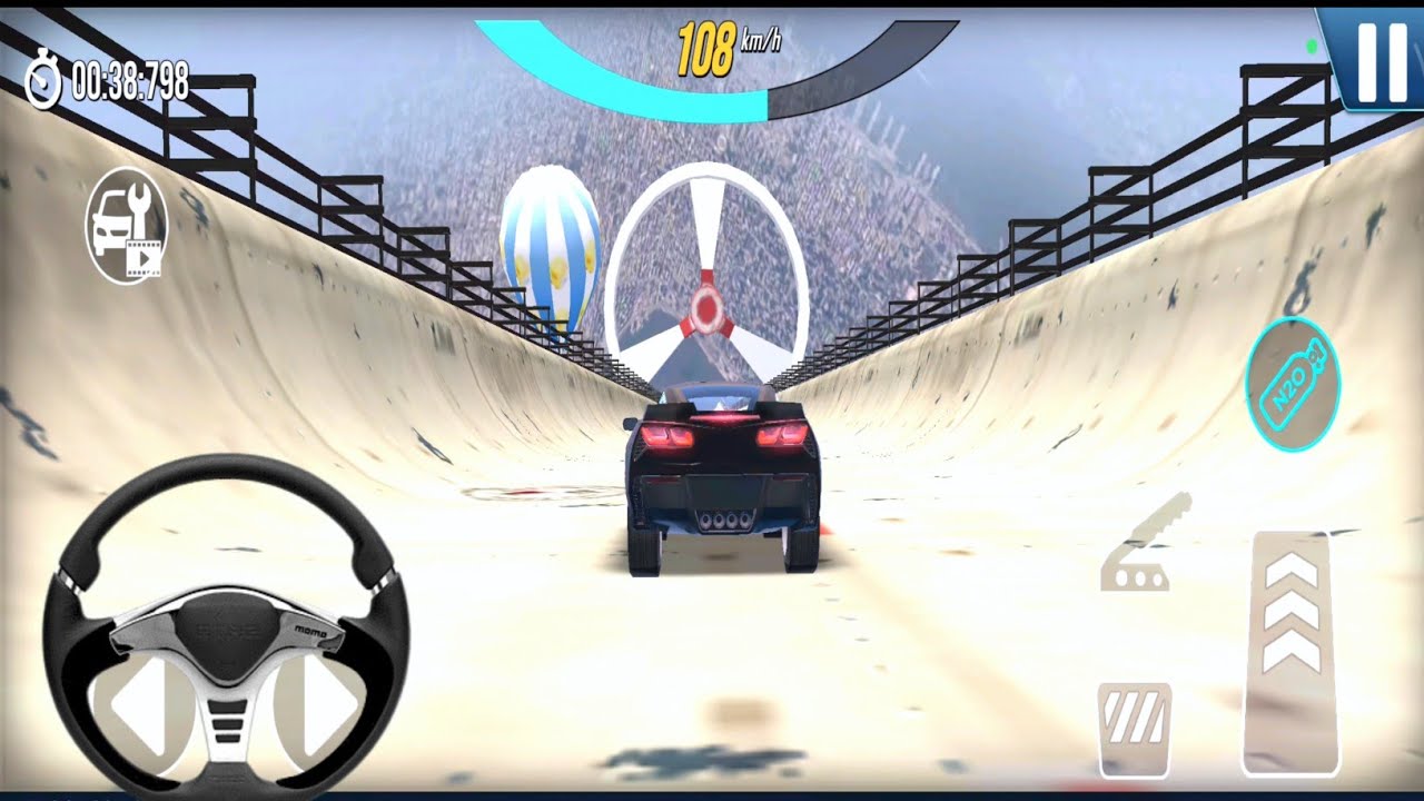 STUNT CAR RACING GAME GAMEPLAY STUNT GAME ON MOBILE - YouTube