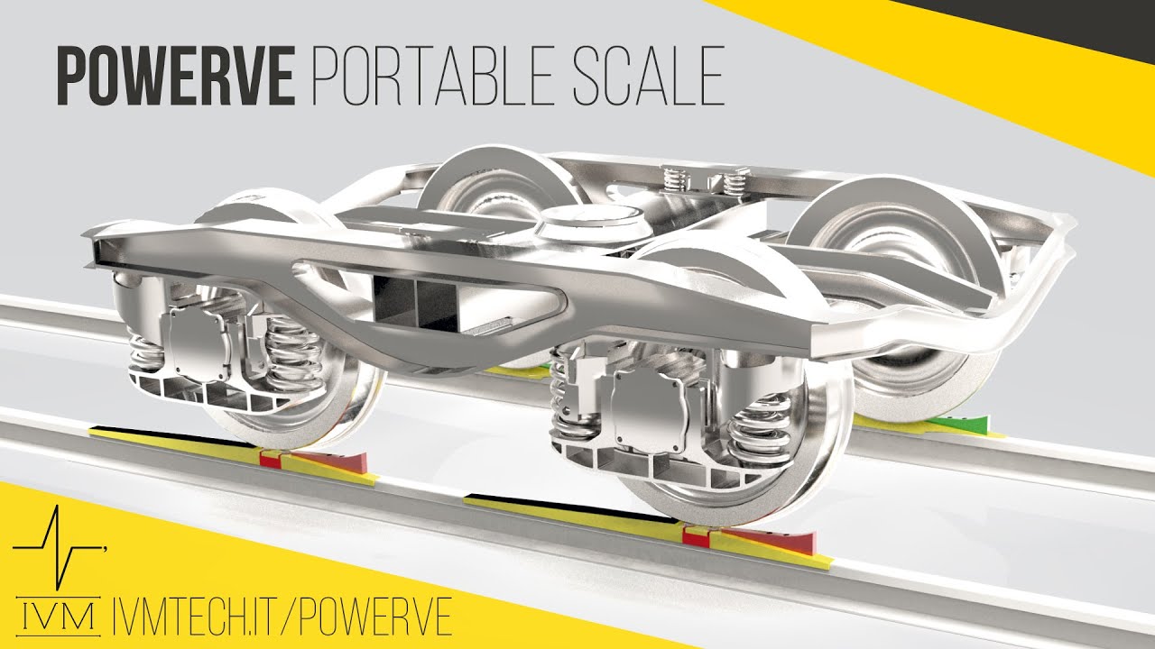 POWERVE / PORTABLE SCALE / POrtable WEigher for Railway VEhicles - YouTube