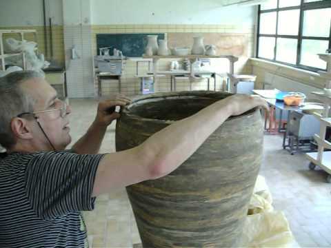 Padlóvázát készítek az ausztriai Stoobban www.pappart.hu