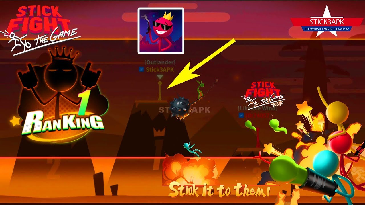 🎮 Game Mobile Stick Fight Super Fun 😎 Relax with your friends ...