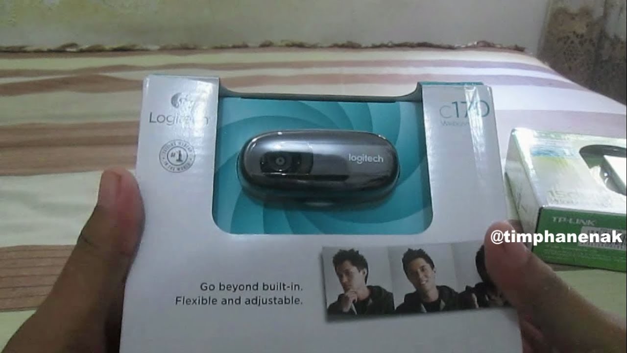 Unboxing Webcam Logitech C170 + Modem USB TP-LINK - YouTube