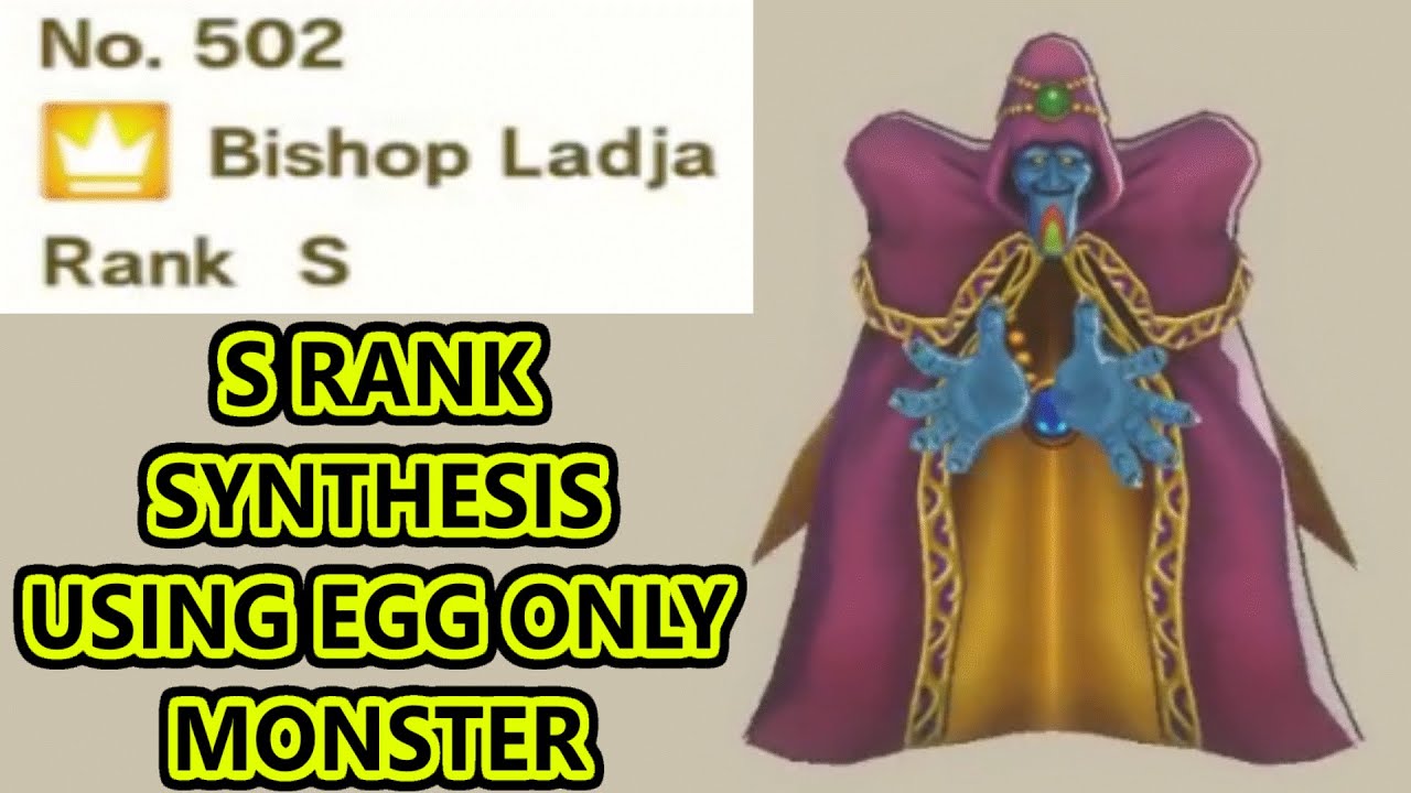 S Rank Synthesis Bishop Ladja Dragon Quest Monsters The Dark Prince ...