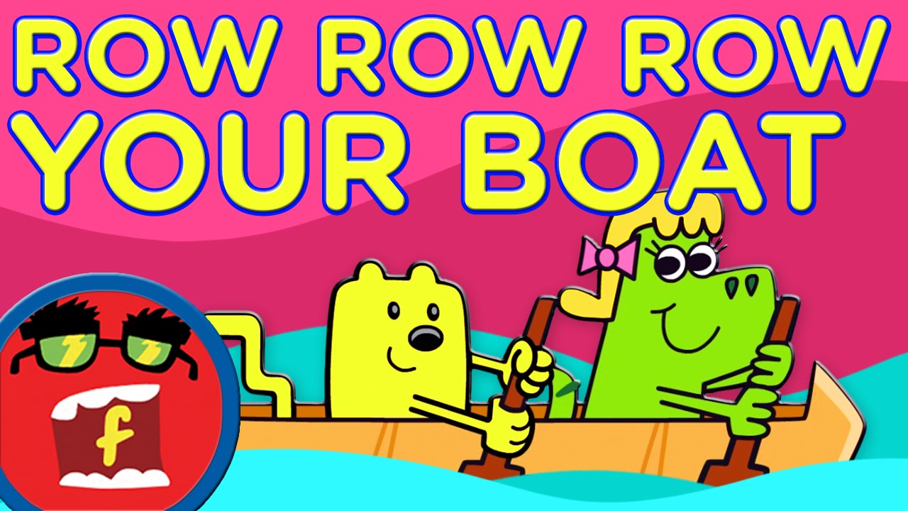Row, Row, Row Your Boat | Fredbot Kids Songs (Lucy the Dinosaur) - YouTube