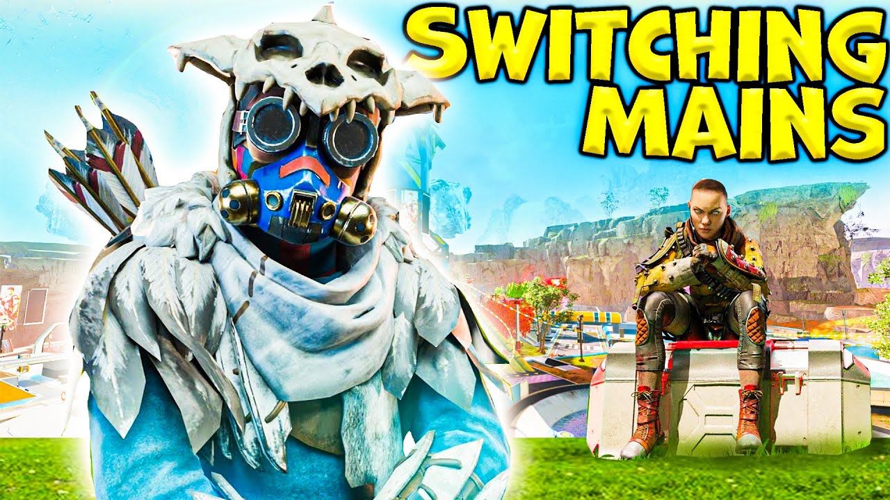 WRAITH MAIN SWITCHES TO BLOODHOUND APEX LEGENDS... - YouTube